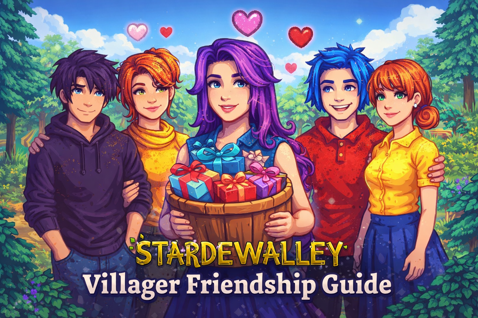 Stardew Valley Villager Friendship Guide: Best Gifts, Schedules ...